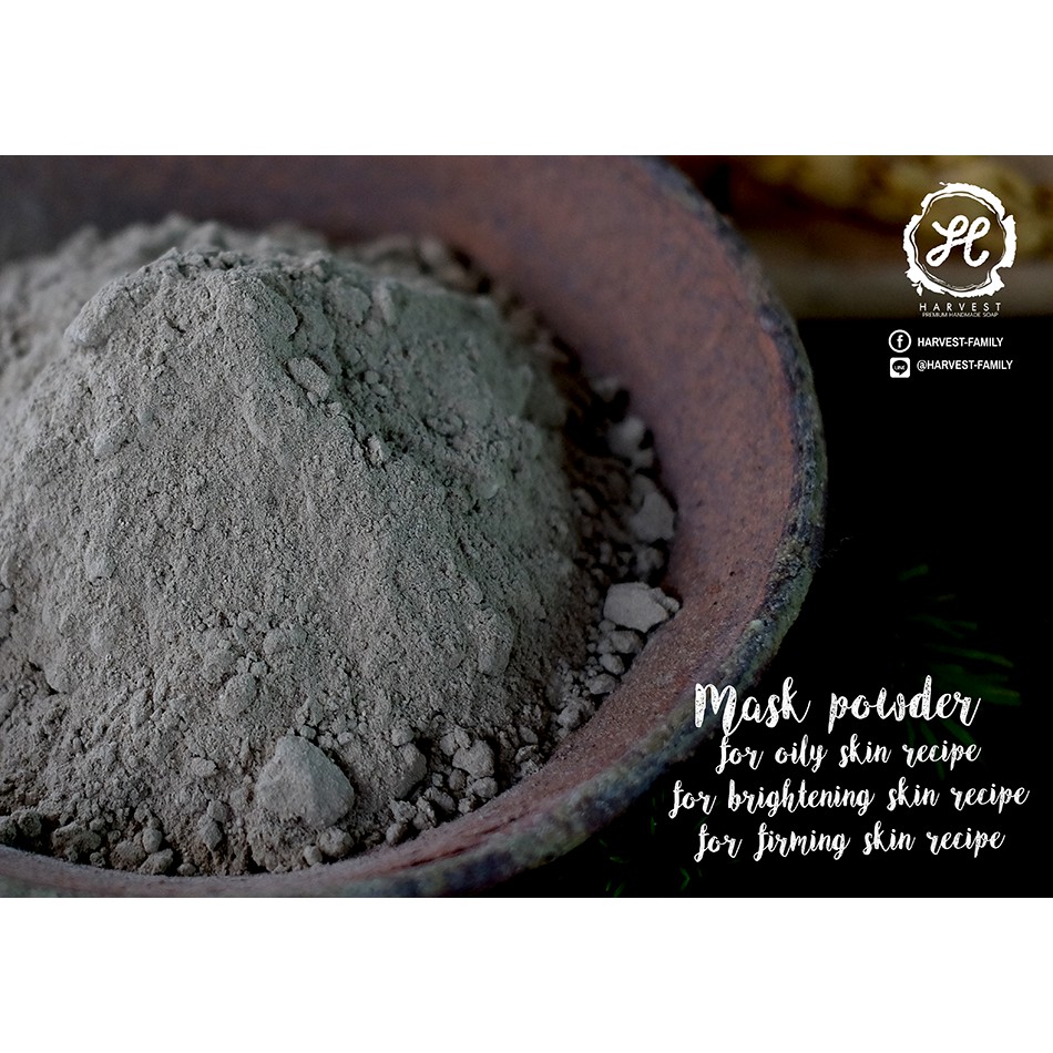 Mask powder ผงมาส์กสมุนไพร ไร้สารเคมี | Shopee Thailand