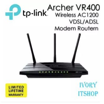 TP-Link Archer VR400 (AC1200 Wireless VDSL/ADSL Modem Router ...