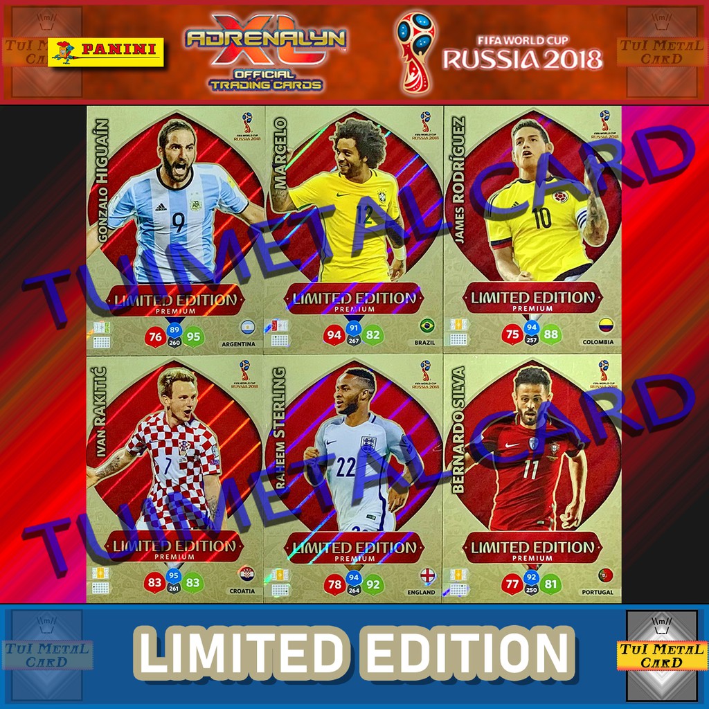 PANINI FIFA WORLD CUP RUSSIA 2018: PREMIUM LIMITED EDITION การ์ดสะสม ...