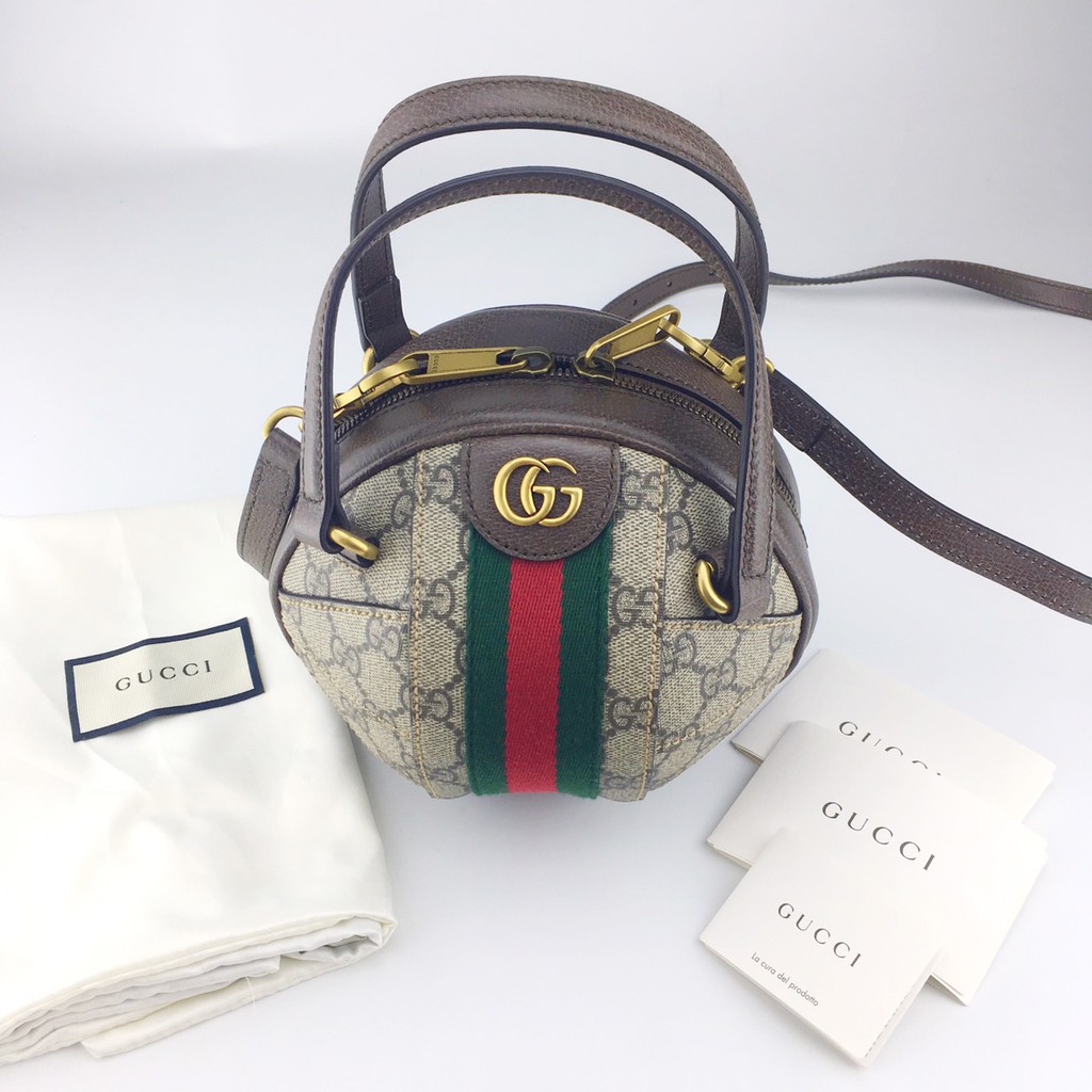 Gucci Ball Bag กระเป๋าสะพายทรงกลม แบรนด์ กุชชี่ รุ่นบอลแบ็ค | Shopee ...