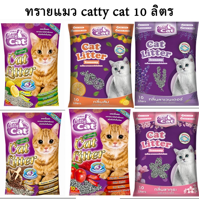 10 ลิตรเด้อจ้า ทรายแมว ของ catty cat ขนาด 10 ลิตร | Shopee Thailand
