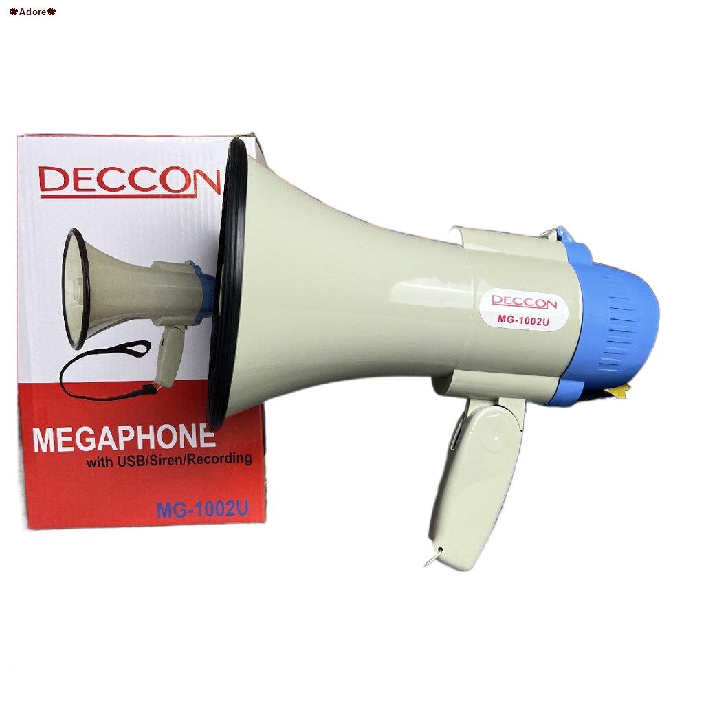 จัดส่งทันทีDECCON MG1002U โทรโข่ง อัดเสียง ชาร์จแบตได้ USB แม็กกาโฟน ...