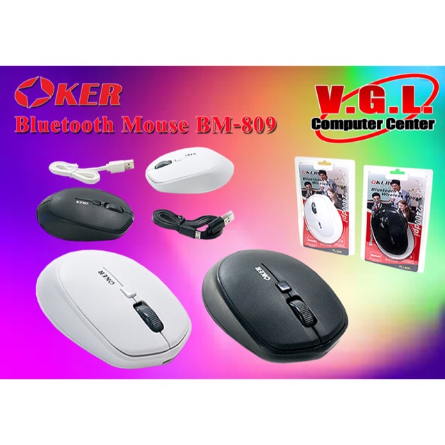Mouse Bluetooth OKER BM-809 | Shopee Thailand