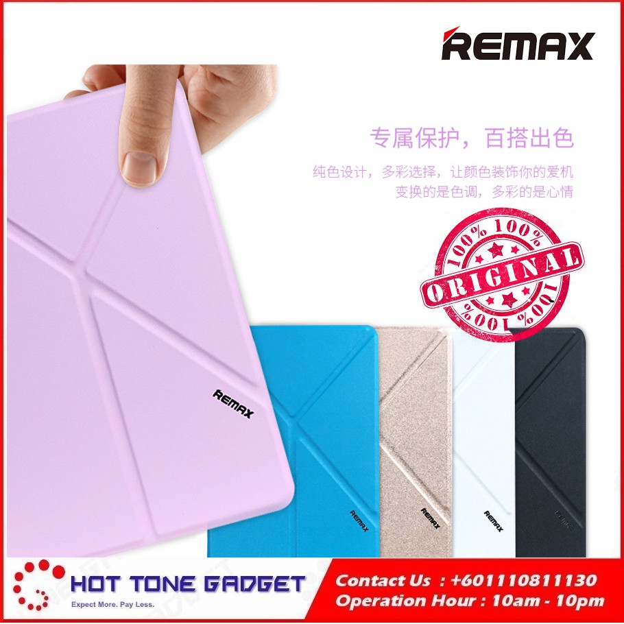 Remax iPad Mini 2 3 4 Transformer Multi Fold Stand Case Leather Cover ...
