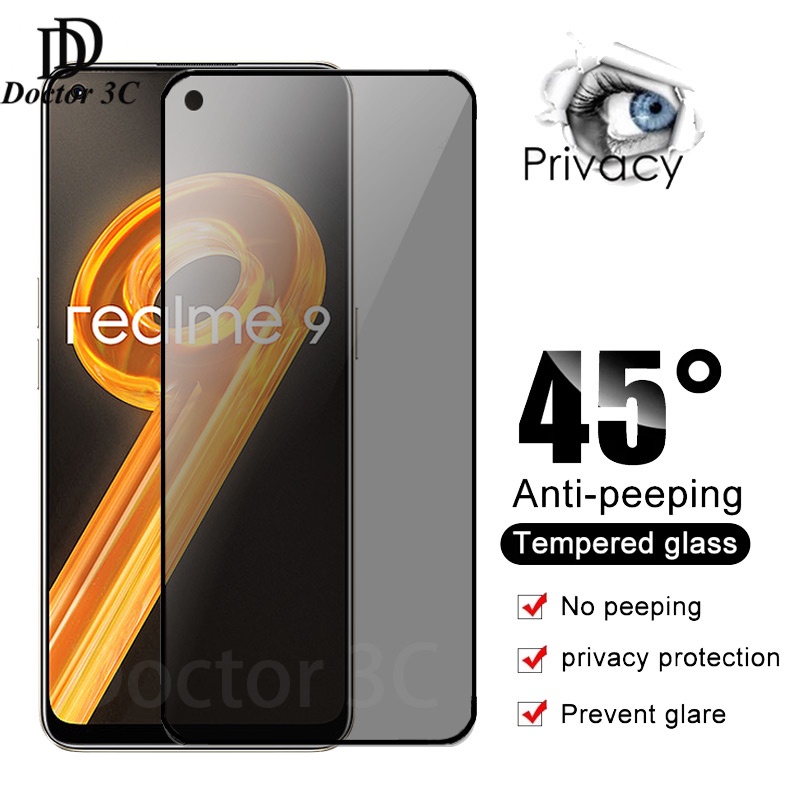 ฟิล์มกระจกนิรภัยกันเสือก Realme real me Note 50 12 12+ 11 11X 10 9 8 7 6 5 Pro 10T 9i 8i 7i 6i ...