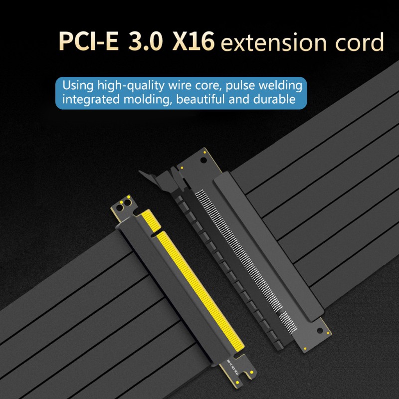 Full Speed 3.0 PCIE X16 Riser Cable Graphics Card Extension for GPU ...