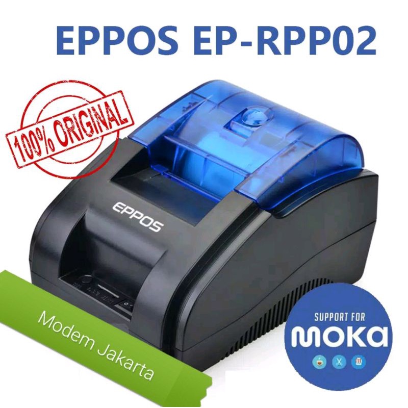 เครื่องพิมพ์บลูทูธ EPPOS EP-RPP02 MOKA POS 58 มิลลิเมตรรองรับ | Shopee Thailand