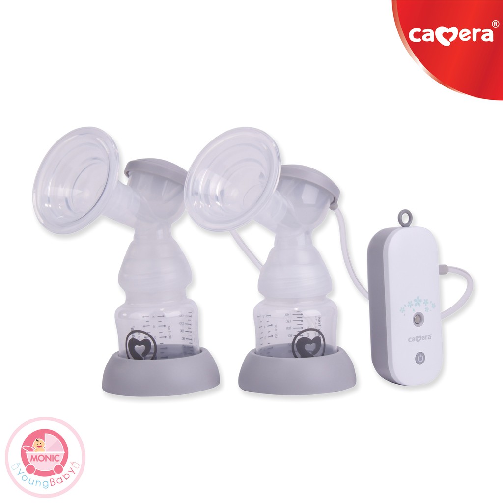 CAMERA ปั๊มนมไฟฟ้า W-5360 ปั๊มคู่ ชาร์จได้ แยกปั๊มได้อิสระ ประกันบริษัท พกพาสะดวก ห้อยคอได้ ...