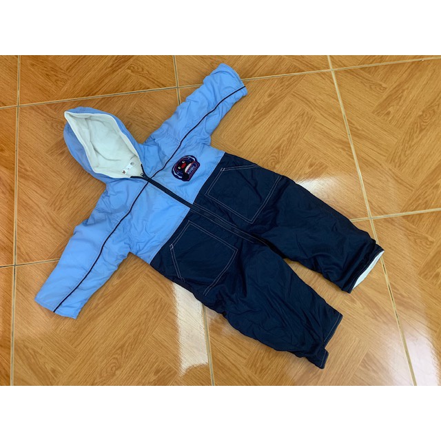 พิงกุ บอดี้สูทกันหนาวพิงกุ ของเด็ก มือสอง Size 90 อายุ 2 3 ขวบ Pingu