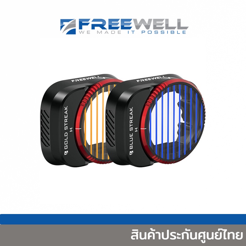 FREEWELL DJI MINI 3 PRO Blue & Gold Streak Anamorphic Effect Filter [FW ...