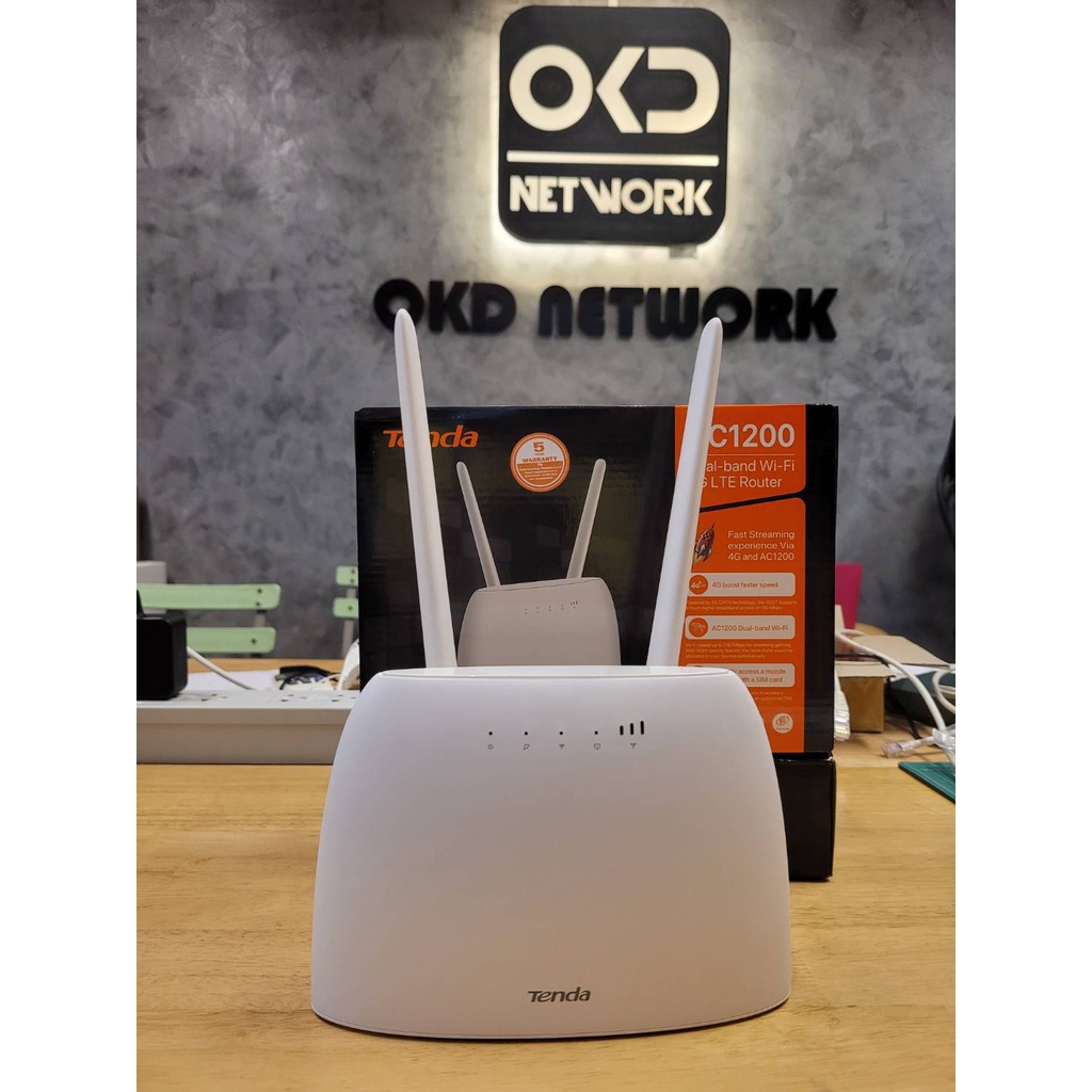 Tenda 4G07 AC1200 Dual-band Wi-Fi 4G LTE Router (สินค้ารับประกัน 5 ปี ...
