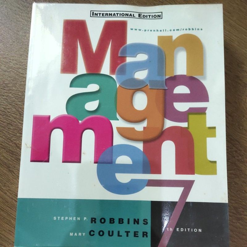 หนังสือ management 7th edition by Robbins Coulter | Shopee Thailand