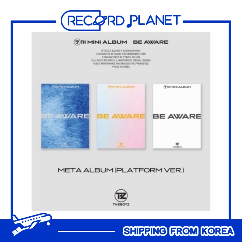 [POB] THE BOYZ - BE AWARE The 7th Mini Meta Album Platform Ver. + Free ...
