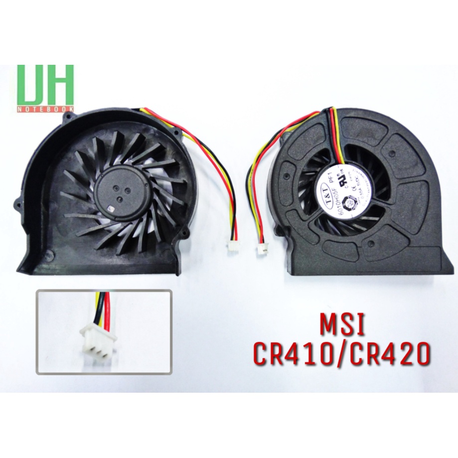 พัดลมโน๊ตบุ๊ค MSI CR420 CR600 CR420MX EX620 CX620MX CX420 | Shopee Thailand