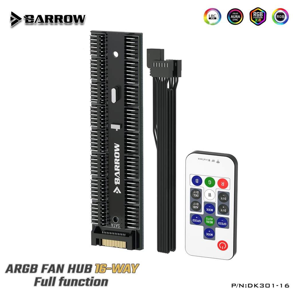 Barrow 7-16ways full function RGB controller (คอนโทนเลอร์ RGB 5V/PWM ...