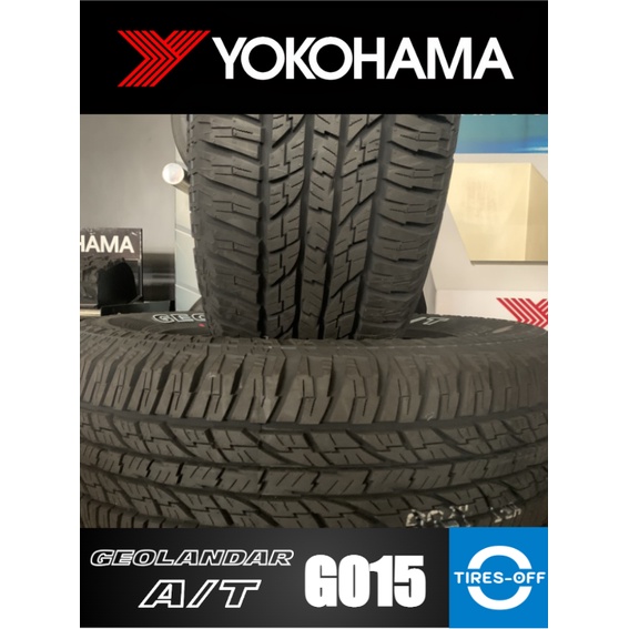(ส่งฟรี) YOKOHAMA 265/65R17 รุ่น GEOLANDAR A/T G015 (1เส้น) ยางใหม่ ปี2024 ยางรถยนต์ ขอบ17 ไซส์ ...