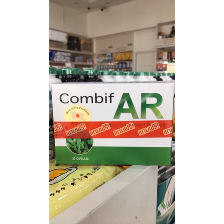 COMBIF AR อาหารเสริมโปรไบโอติกส์กล่อง30เม็ด แถมฟรี10 เม็ด | Shopee Thailand