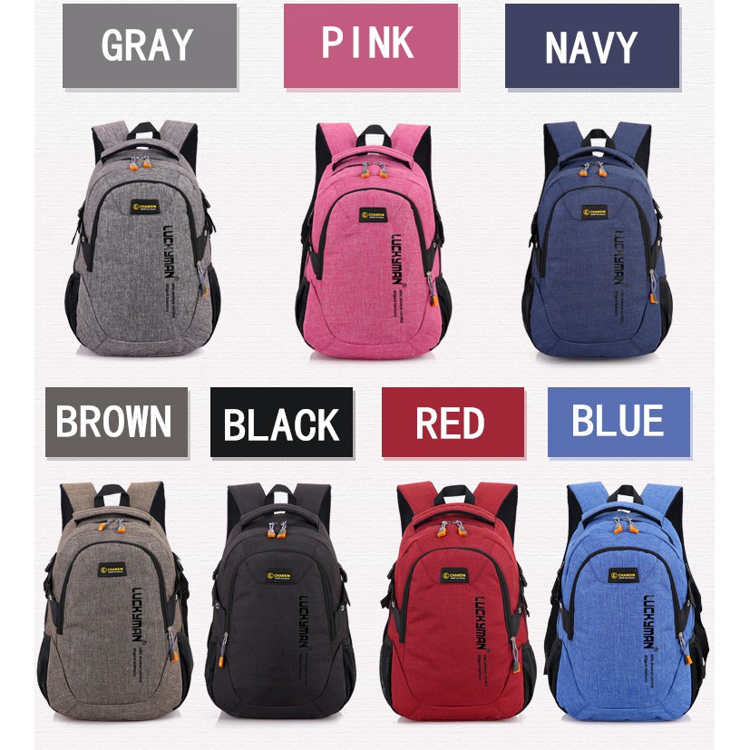 CHANSIN Lucky man bag กระเป๋า เป้ กระเป๋าสะพายหลัง กระเป๋าเป้สะพายหลัง ...
