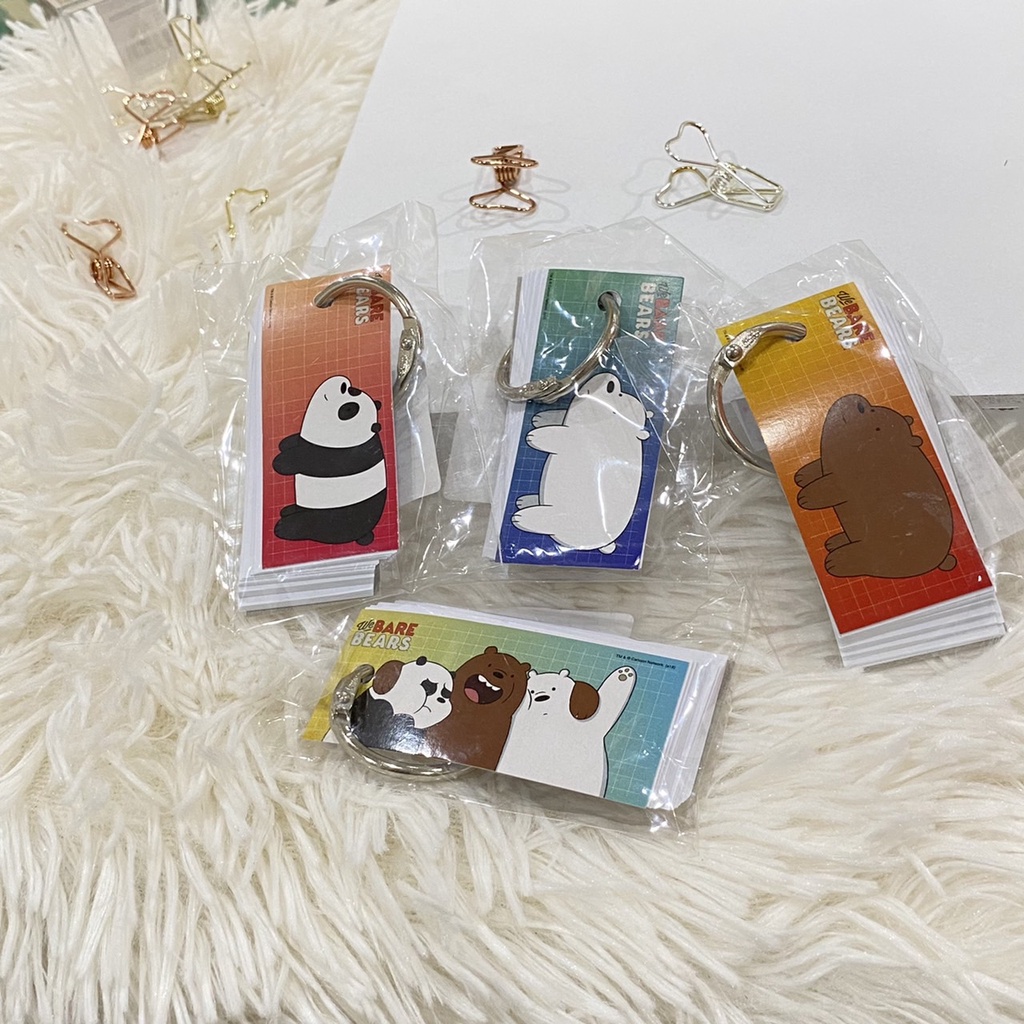 ***แท้100% WE BARE BEAR vocab card สมุดจดศัพท์ขนาดพกพา สามารถพกไปได้ทุก ...