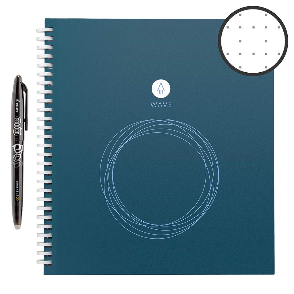 Rocketbook Wave Smart Notebook ลบด้วยไมโครเวฟ Dotted Grid Eco-Friendly ...