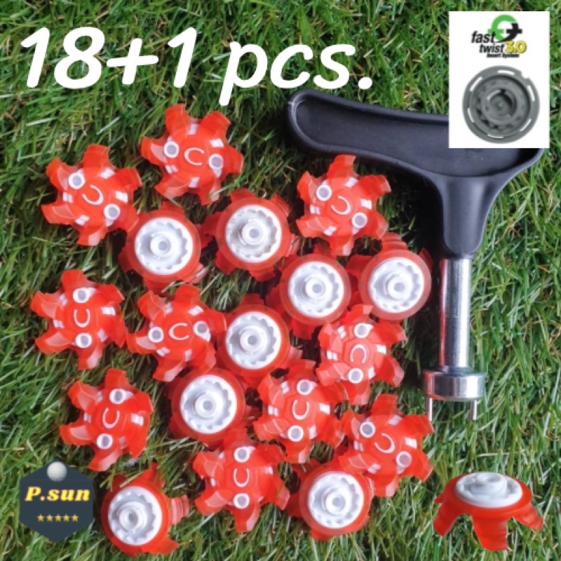ปุ่มรองเท้ากอล์ฟ spikes golf cleats fast twist 3.0 / tour lock insert ...