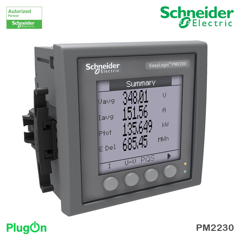 Schneider Electric - EasyLogic PM2230, Power & Energy meter, LCD ...