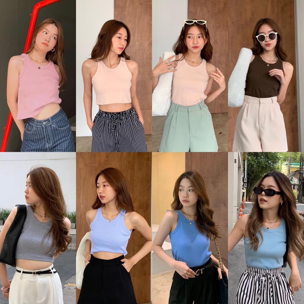 stylist_shop | top833 Ronni Tank by Stylist (MORE) | Shopee Thailand