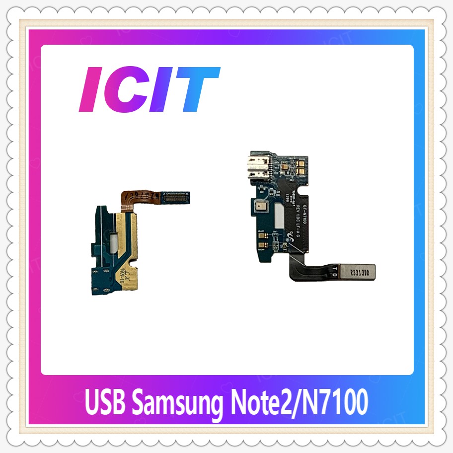 USB Samsung Note2/N7100 อะไหล่สายแพรตูดชาร์จ แพรก้นชาร์จ Charging Connector Port Flex Cable（ได้1 ...