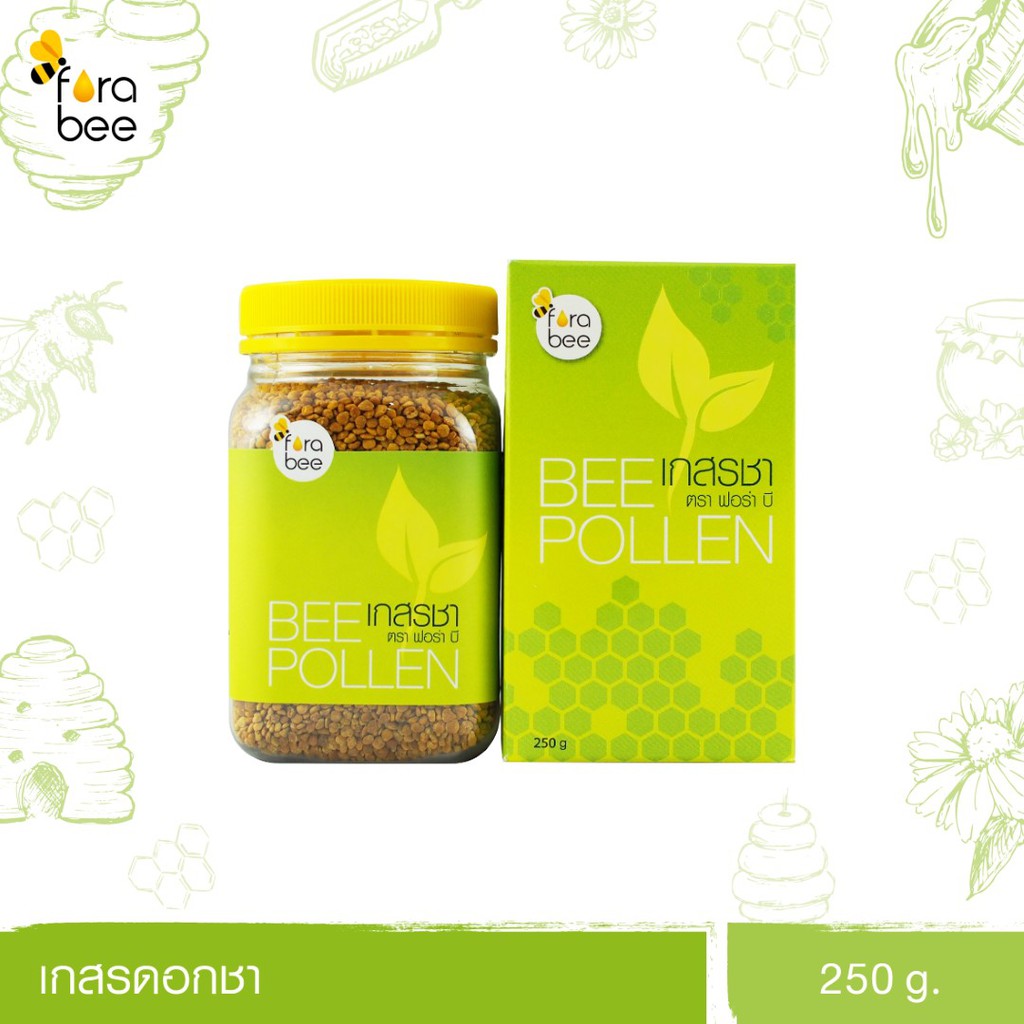 Fora Bee เกสรชา กระปุก 250 กรัม | Shopee Thailand