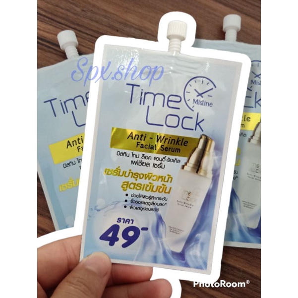 Mistine Time Lock Anti-Wrinkle Serum มิสทีน ไทม์ล็อค เซรั่ม เพื่อผิว ...