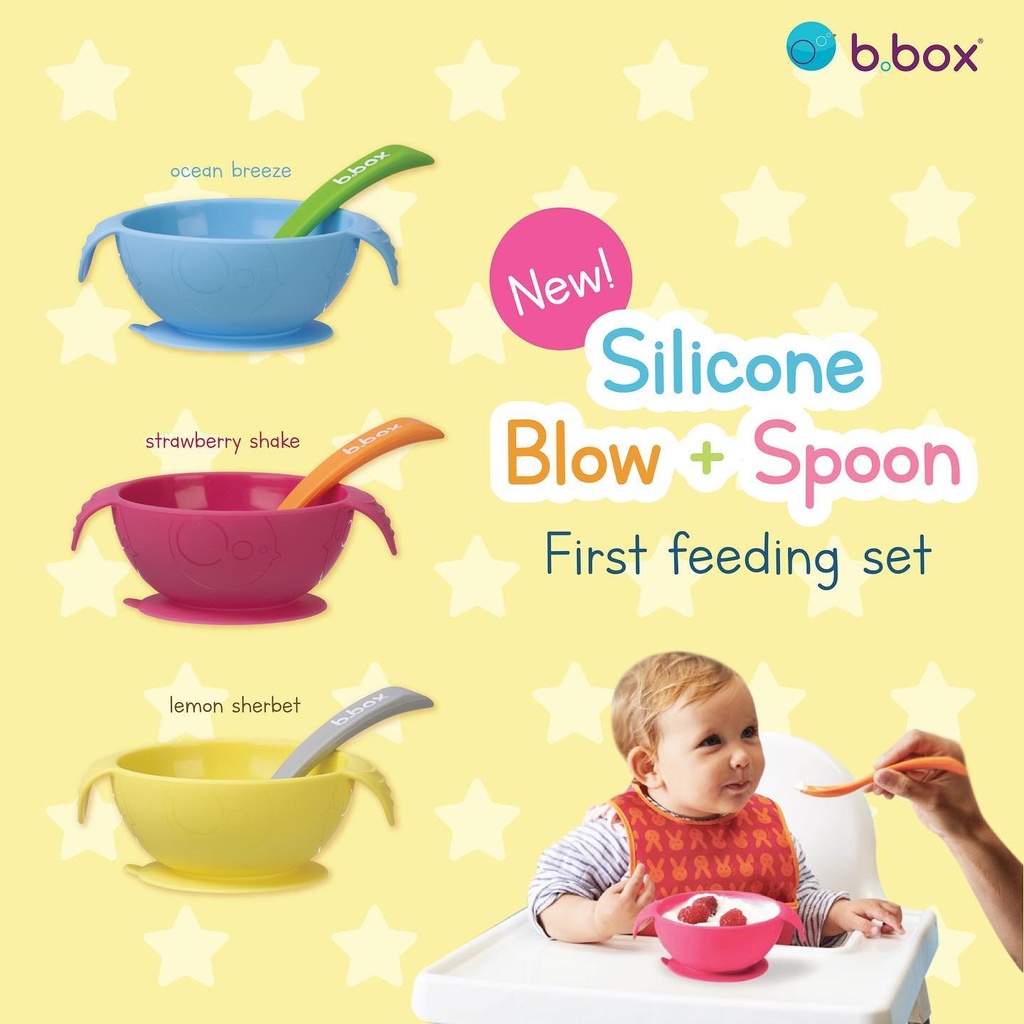 Bbox Silicone First Feeding Set ชุดทานข้าว (ชามเเละช้อน) | Shopee Thailand