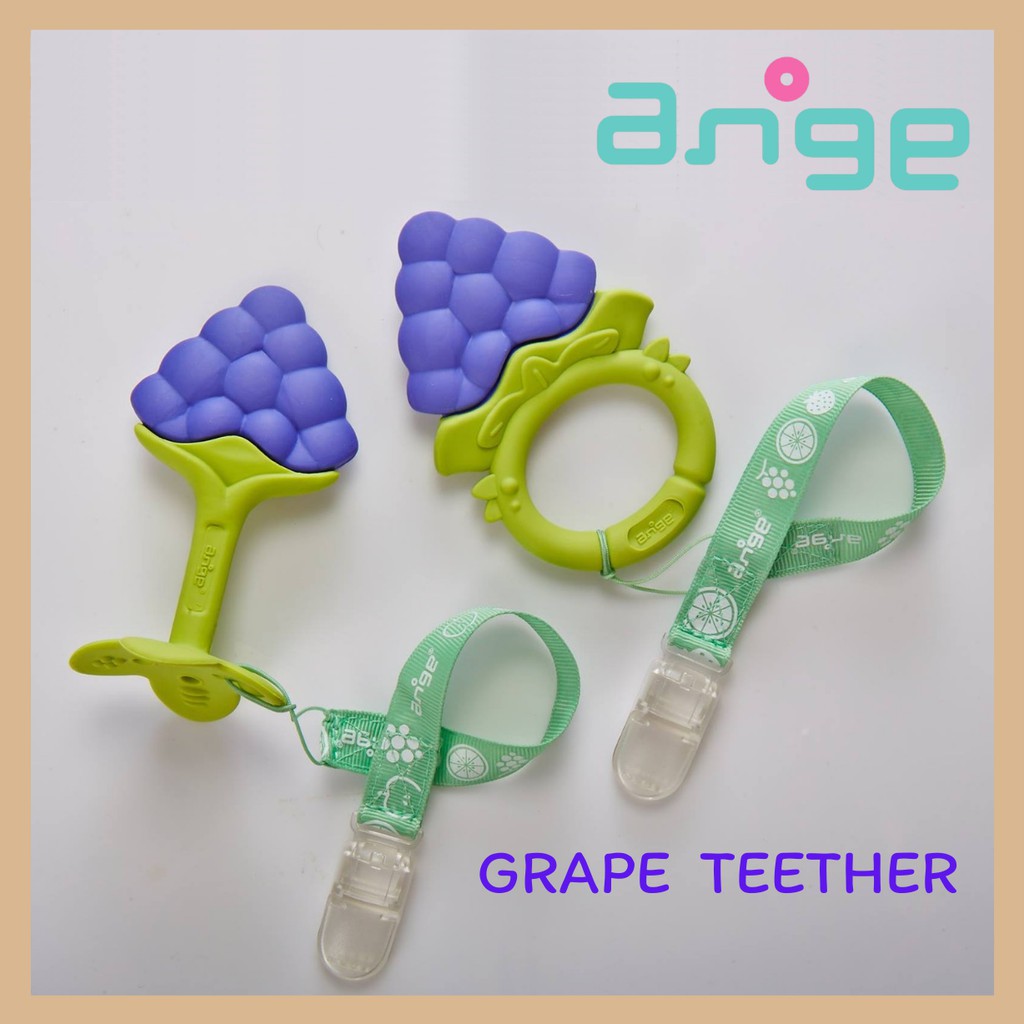 Ange (อังจู) ยางกัดองุ่น Grape Teether (สินค้าของแท้ มี มอก.) | Shopee ...