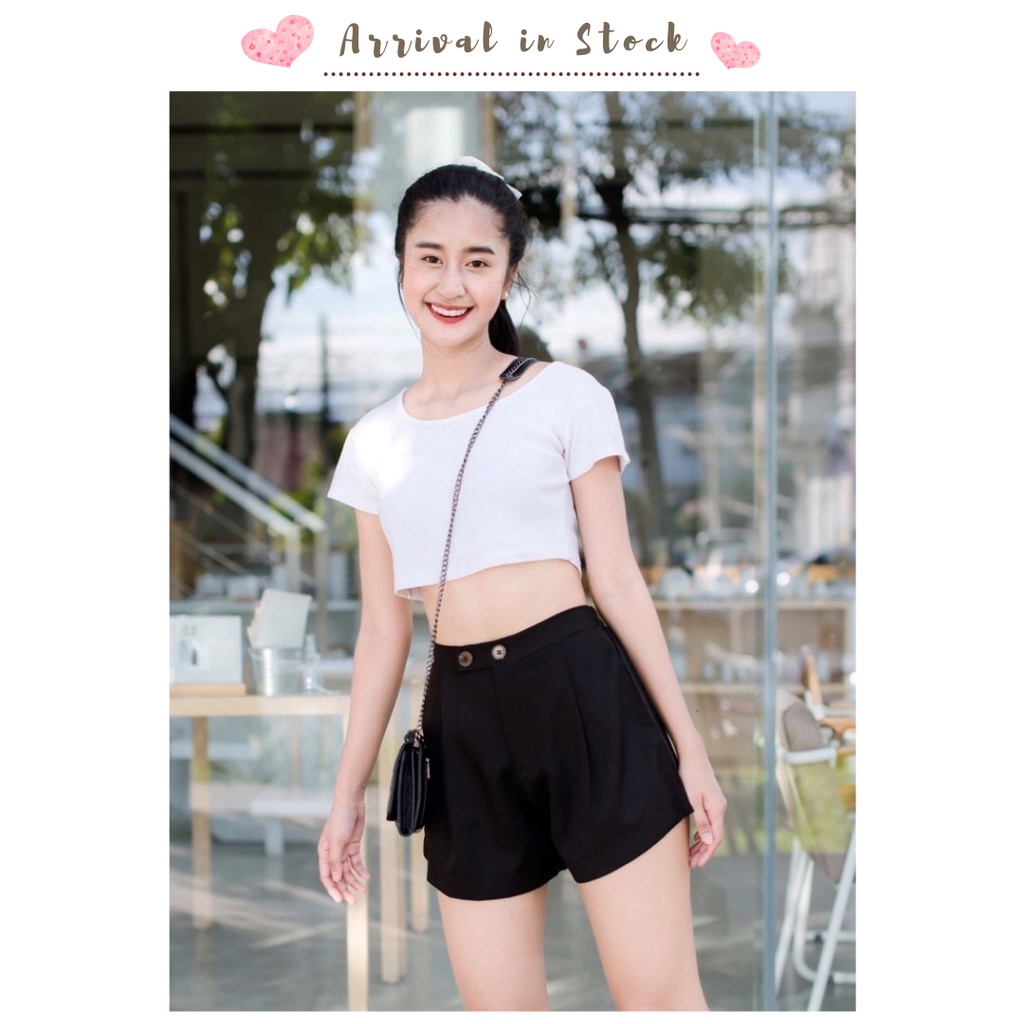 กางเกงขาสั้นทรงบาร์บี้ (A49) | Shopee Thailand