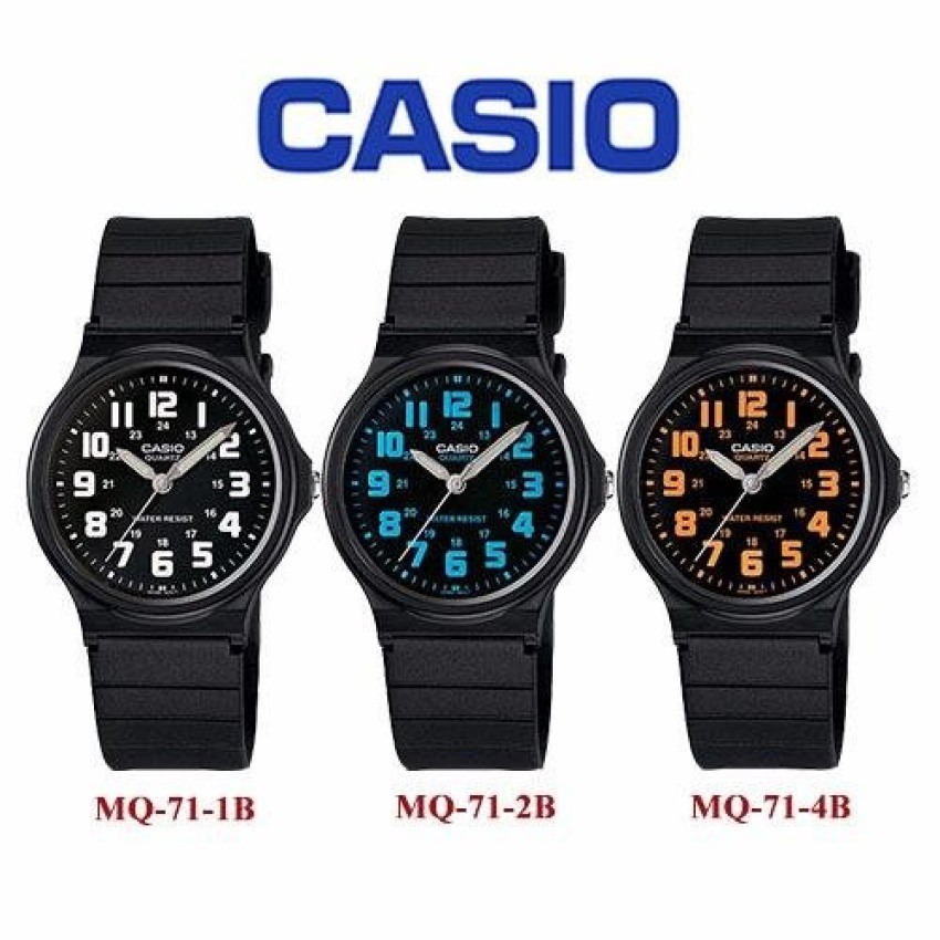 Casio แท้ 100% นาฬิกาข้อมือ รุ่น MQ-71 มีรับประกัน 2 ปี(MQ-71-4B ส้ม ...