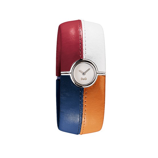 นาฬิกาข้อมือผู้หญิง ยี่ห้อ D&G WATCH ANTIBES SLV DIAL RED/WTE/COOKY | Shopee Thailand