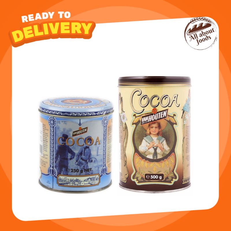 Van Houten Cocoa Powder 100% 230g. 460g. แวน ฮูเต็น โกโก้ผง 100% 230,460กรัม | Shopee Thailand