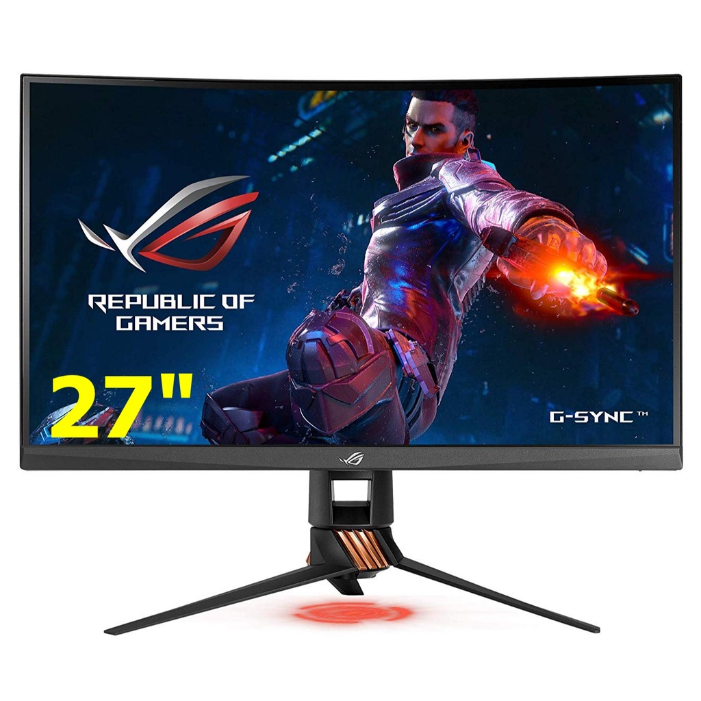 MONITOR (จอมอนิเตอร์) ASUS PG27VQ 27" 1MS 165Hz G-SYNC Warranty 3 - y ...