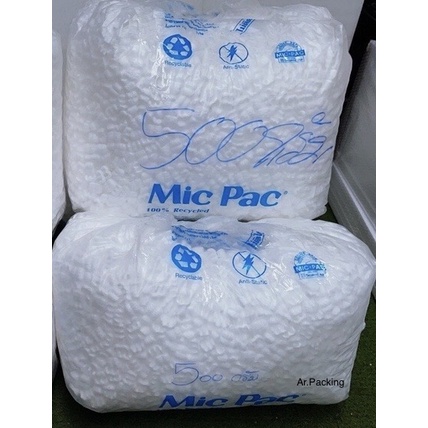 โฟมตัวหนอน Mic Pac (ไม่ติดไฟ) บรรจุประมาณ 500 กรัม/ถุง ราคา 280 บาท ...