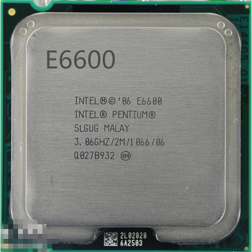 หน่วยประมวลผล โปรเซสเซอร์ Intel Pentium E6600 | Shopee Thailand