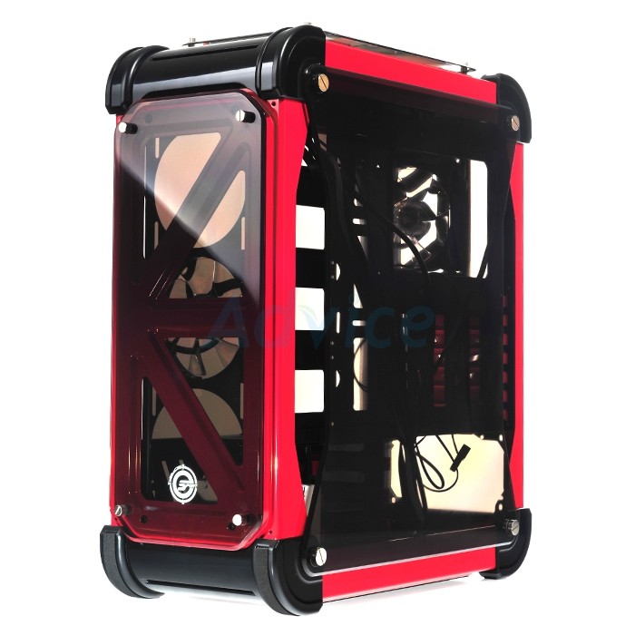CASE ATX (NP) Neolution Galaxtic (Black-Red) | Shopee Thailand