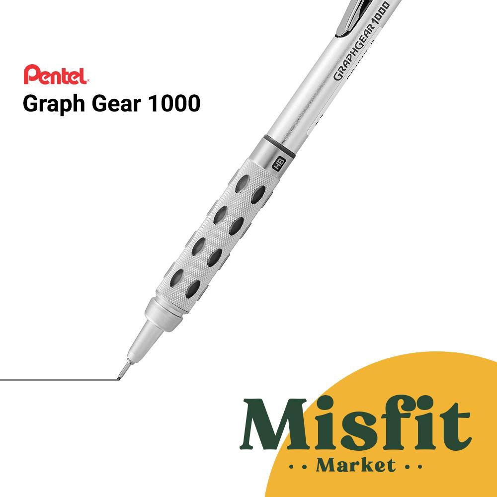 ดินสอกด Pentel Graph Gear 1000 ขนาด 0.3 มม. 0.4 มม. 0.5 มม. 0.7 มม. 0.9 ...
