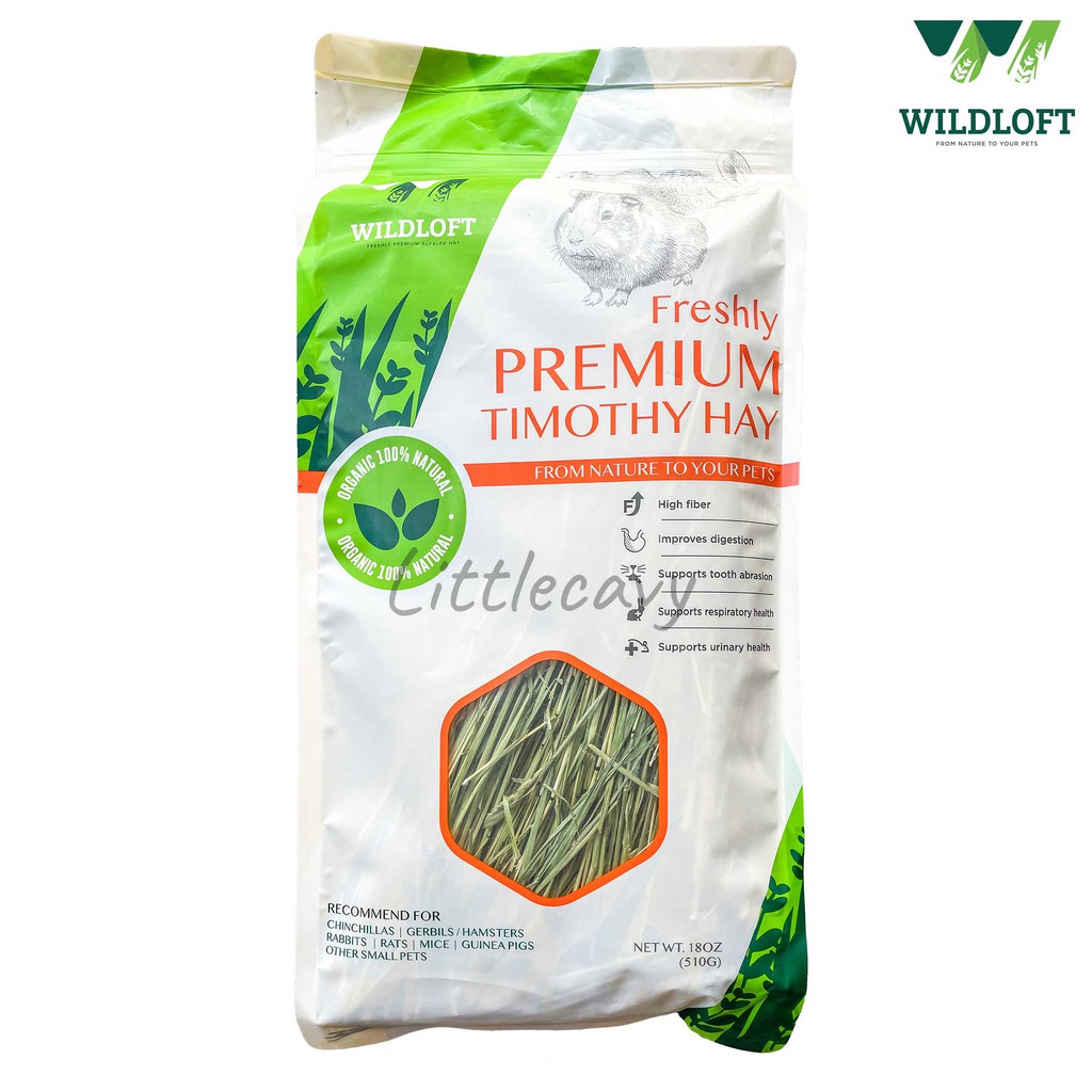 หญ้าทิมโมธี Wildloft Premium Timothy Hay หญ้าทิโมธีเกรดพรีเมี่ยม ขนาด ...