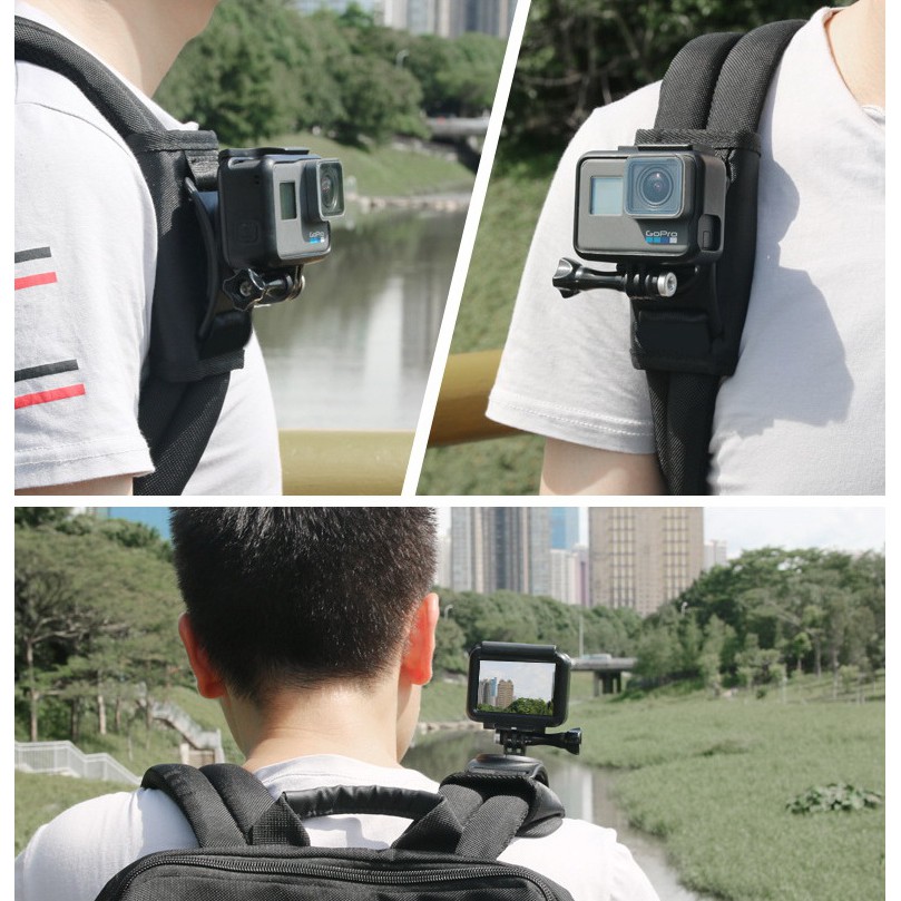 360 Degree Rotation Quick Release Backpack Belt Button Mount Buckle ...