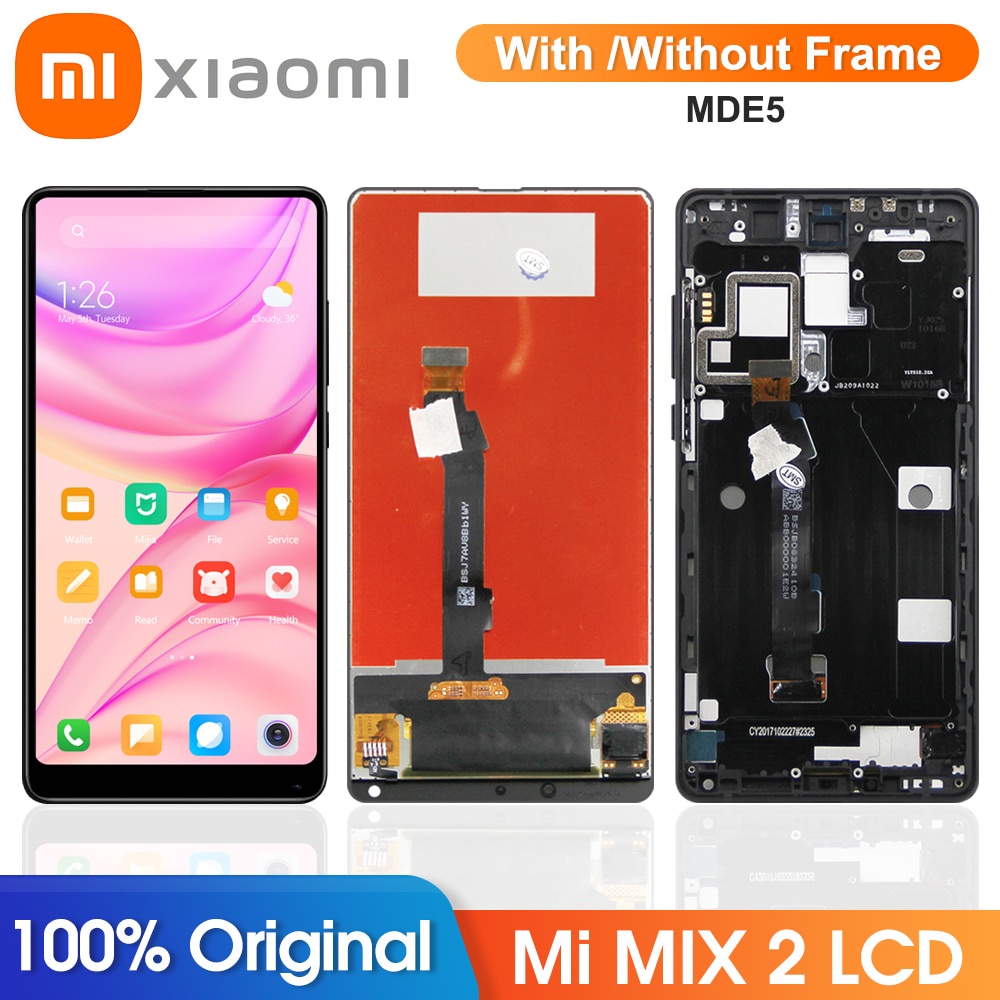 หน้าจอแสดงผล Lcd 5.99& 39;& 39; Mix 2 พร้อมกรอบ แบบเปลี่ยน สําหรับ Xiaomi Mi Mix 2 Mix2 MDE5 ...