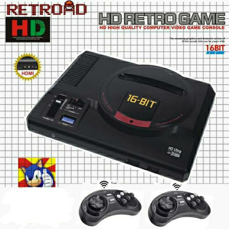 retro game console 16 bit | Shopee Thailand