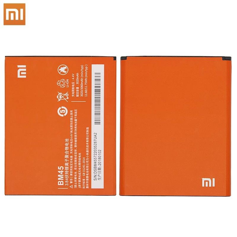Xiao Mi Original BM45 แบตเตอรี่โทรศัพท์มือถือสำหรับ Xiaomi Redmi Hongmi Note2 เปลี่ยนแบตเตอรี่ ...
