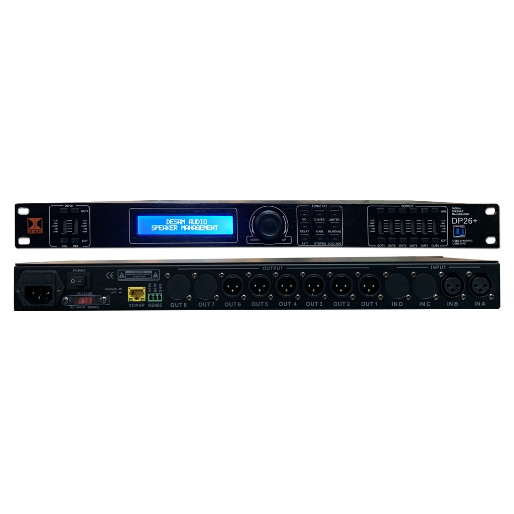 ครอสดิจิตอล DB MARK รุ่น DP26IV DRIVERACK DP26+ Digital Speaker Controller ครอสโอเวอร์ดิจิตอล ...
