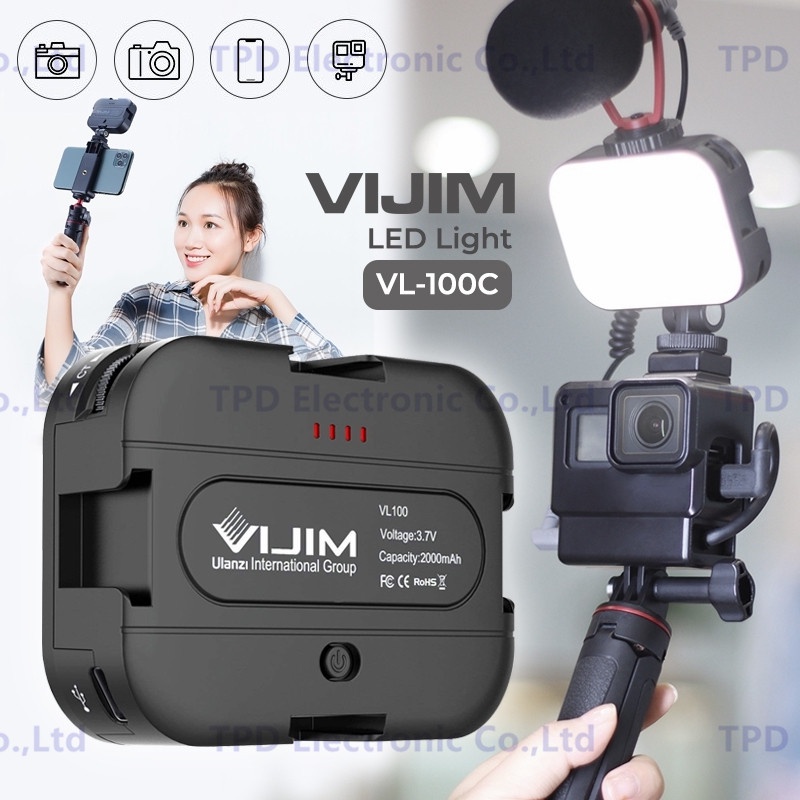 VIJIM ไฟ LED Light รุ่น VL-100C ไฟปรับแสงขนาดมินิ Pocket Light ถ่ายรูป ...