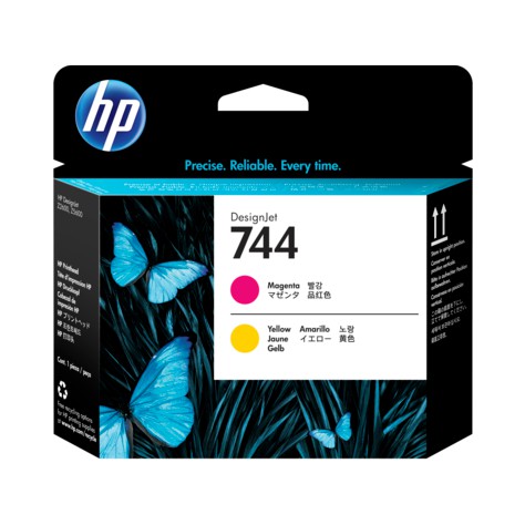 HP 744 Magenta and Yellow Printhead(F9J87A) | Shopee Thailand
