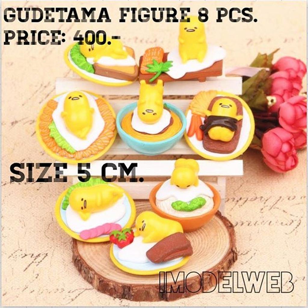 Gudetama Figure 8 pcs./set | Shopee Thailand